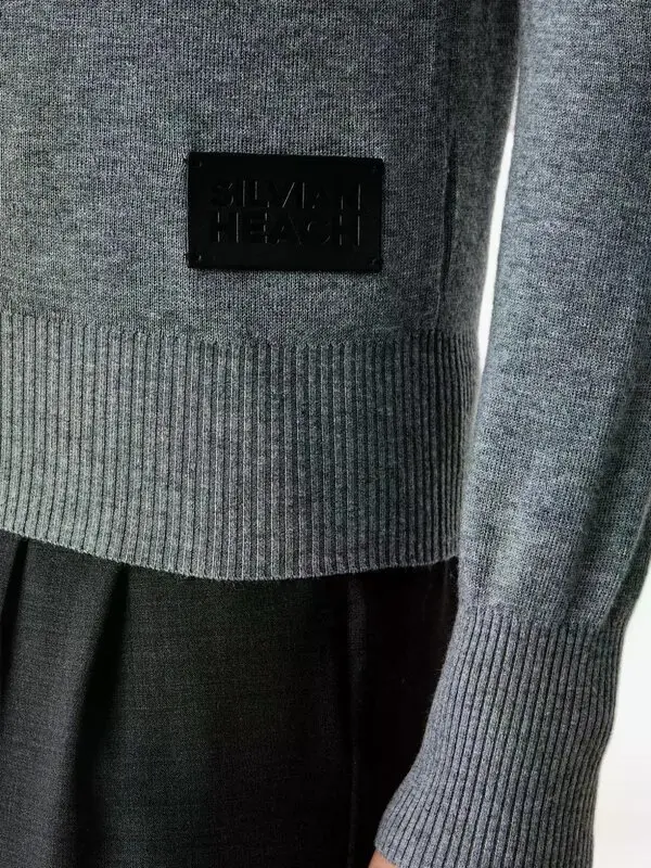 SILVIAN HEACH Logo-patch Button-up Cardigan
