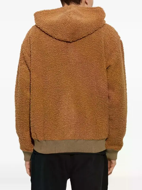 Moschino Active Fleece-texture Hoodie