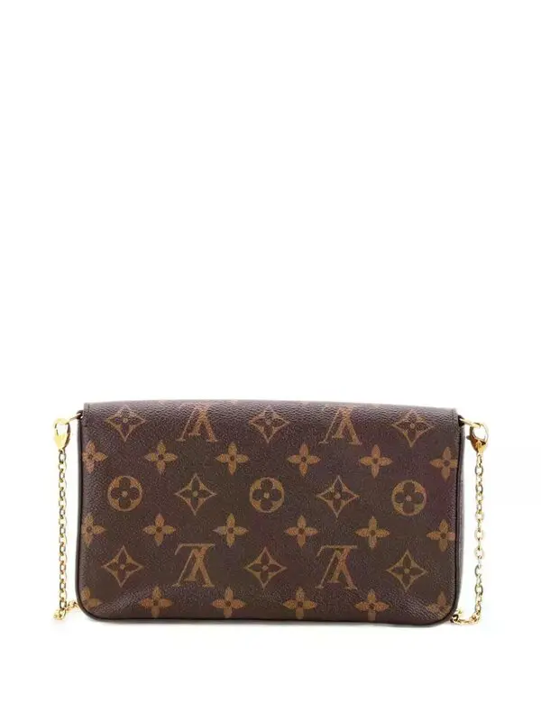 LOUIS VUITTON Felicie Pochette Monogram Canvas Crossbody Bag
