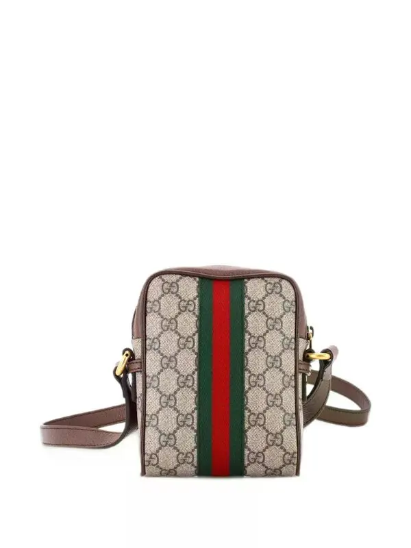 Gucci Ophidia Messenger Bag Gg Coated Canvas Mini Crossbody Bag