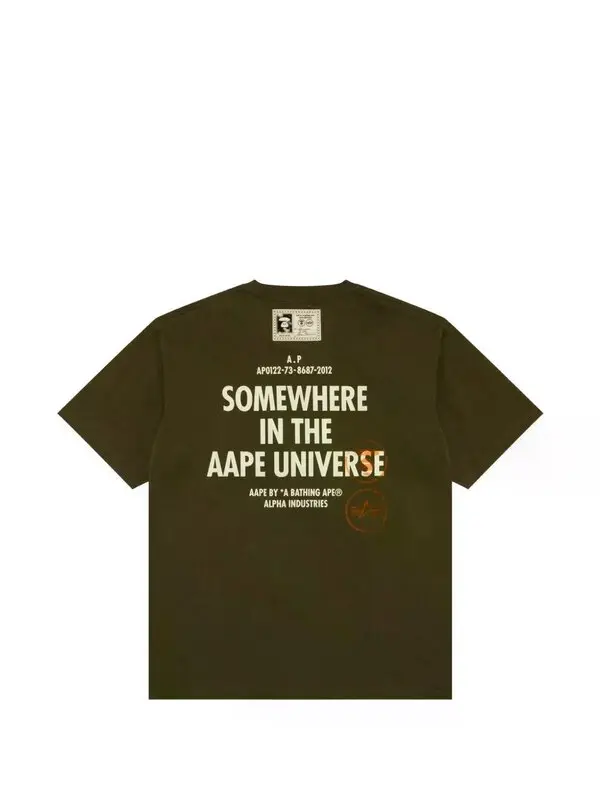AAPE BY *A BATHING APE Multi-logo T-shirt