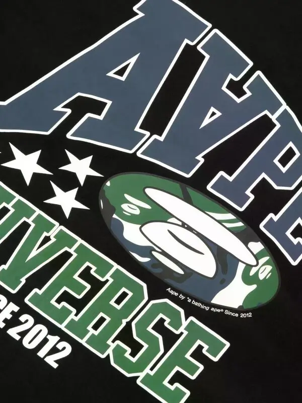 AAPE BY *A BATHING APE Moonface Logo-print T-shirt