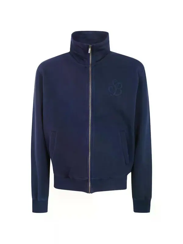 MC2 SAINT BARTH Wilton Logo-embroidered Zip-up Sweatshirt