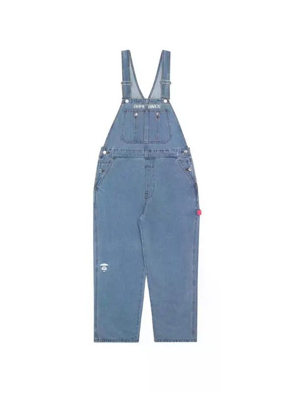 AAPE BY *A BATHING APE Moonface Overalls - Blue