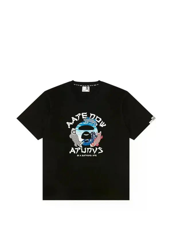 AAPE BY *A BATHING APE Moonface Koi Fish Graphic T-shirt