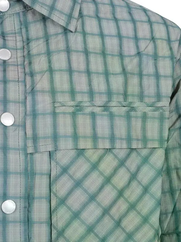 CARRER Beck Check-pattern Snap-fastening Shirt