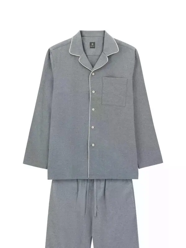 Boggi Milano Pajama In Cotton Flannel