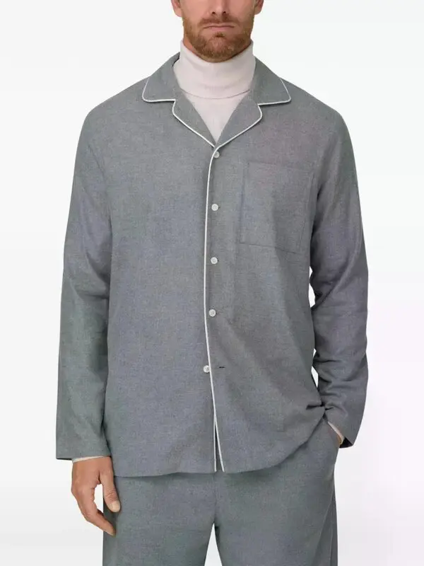 Boggi Milano Pajama In Cotton Flannel
