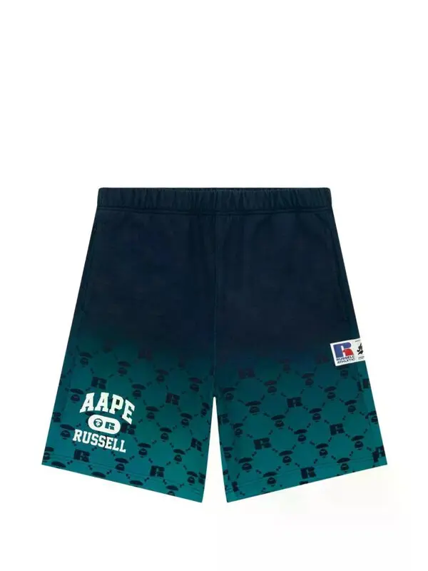 AAPE BY *A BATHING APE X Russell Athletic Logo Shorts
