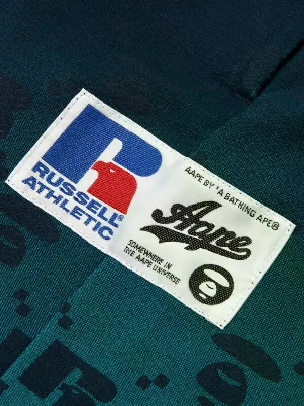 AAPE BY *A BATHING APE X Russell Athletic Logo Shorts
