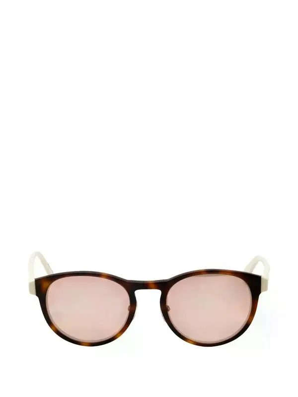 Adidas Tortoiseshell-effect Round-frame Sunglasses