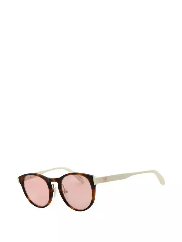 Adidas Tortoiseshell-effect Round-frame Sunglasses
