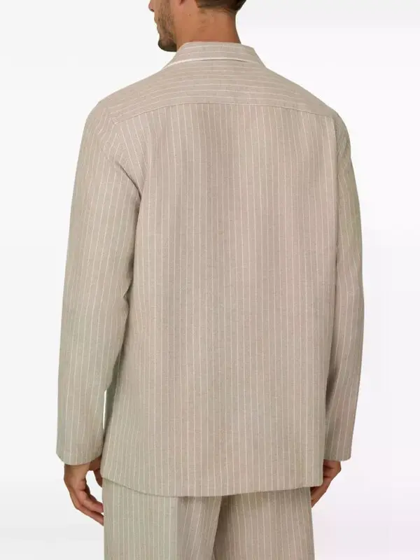 Boggi Milano Pajamas Pinstripe Cotton Flannel