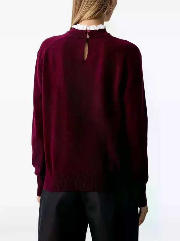 SILVIAN HEACH Logo-embroidered Chest-pocket Sweater