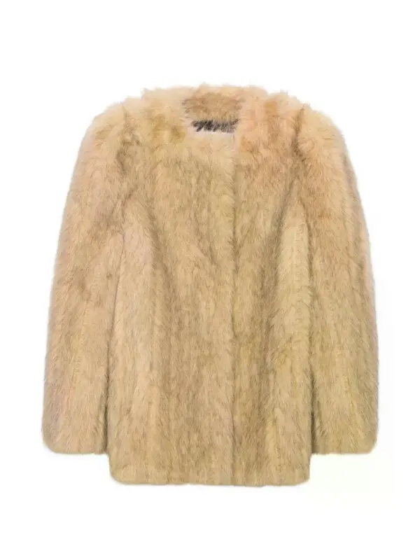 STAND STUDIO Sawyer Padded-shoulder Jacket - Neutrals