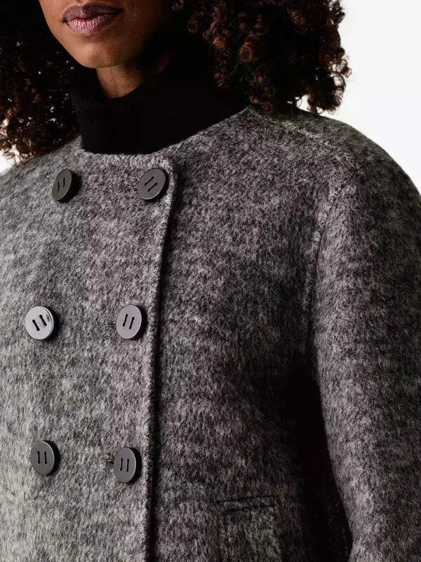 SILVIAN HEACH Glamor Double-breasted Bouclé Coat