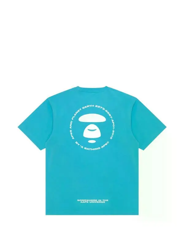 AAPE BY *A BATHING APE Camo Moonface Logo T-shirt