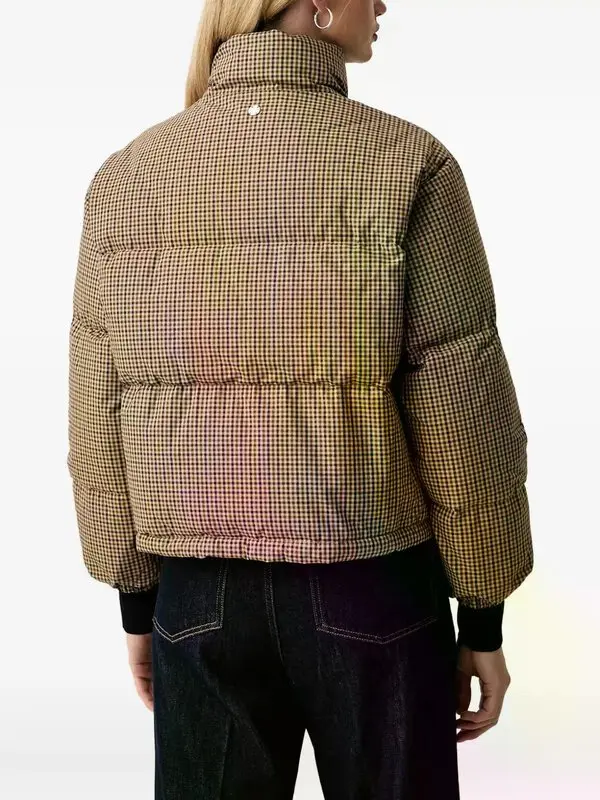 SILVIAN HEACH Gingham-check Puffer Jacket