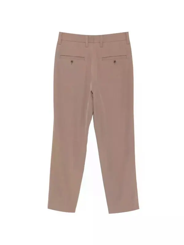 Issey Miyake Straight-leg Wool Trousers - Neutrals