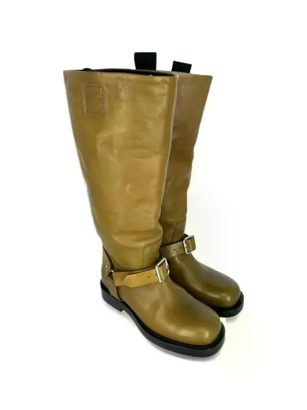 Burberry Saddle Buckle Boots