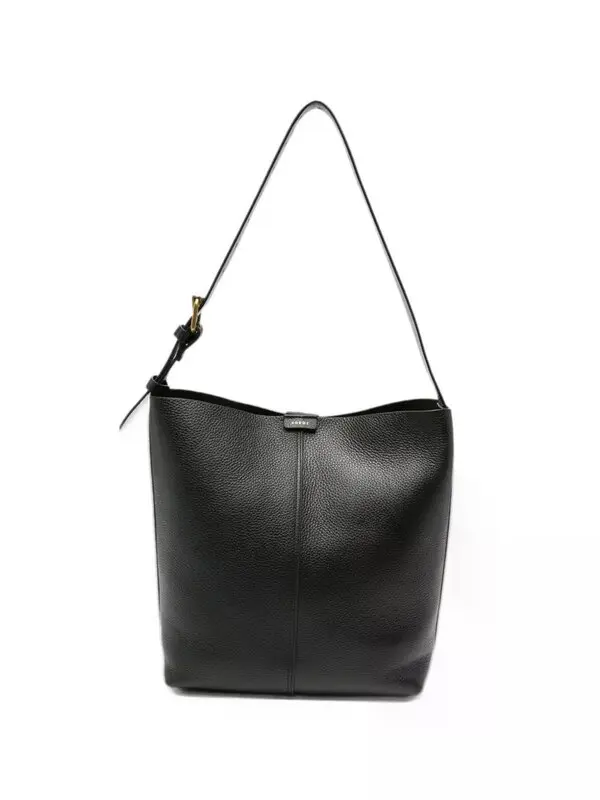 Soeur Saudade Pebbled-leather Tote Bag - Black