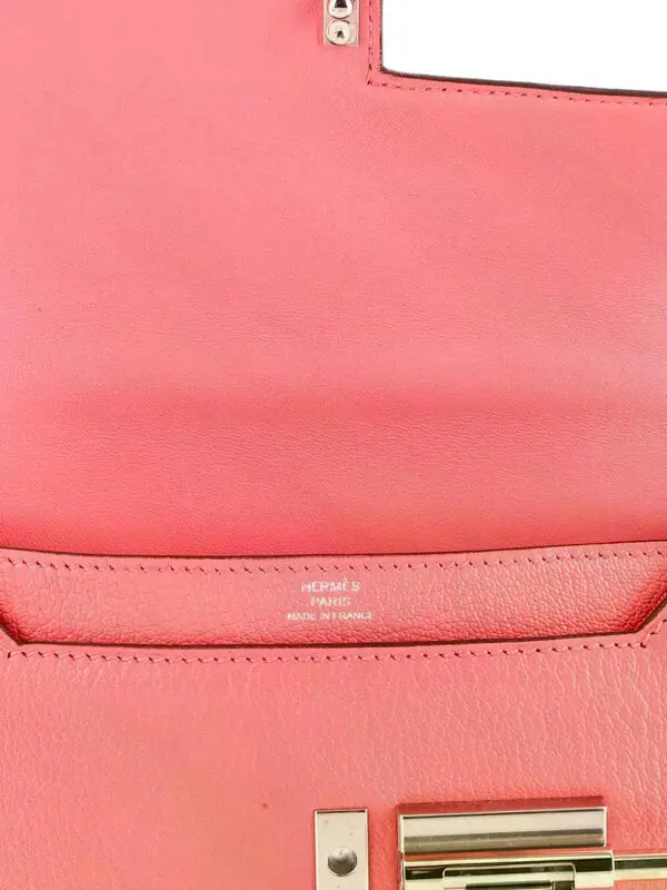 Hermès Verrou Bag Chevre Mysore And Canvas Mini Shoulder Bag