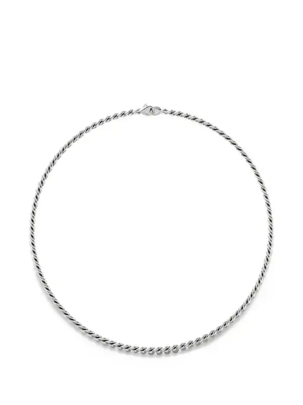 David Yurman Sculpted Cable Necklace - Silver
