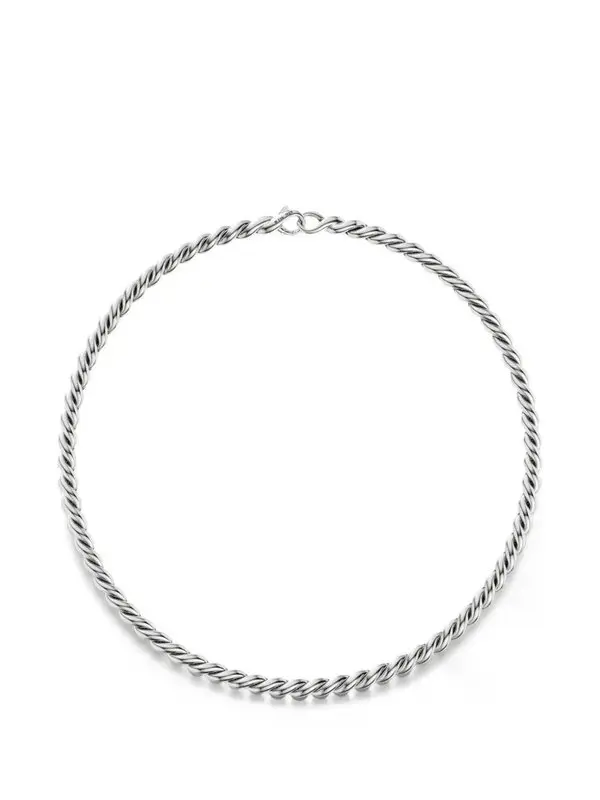 David Yurman Sculpted Cable Necklace - Silver