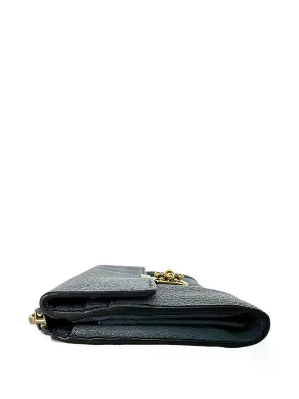 Chloé Turn-lock Leather Continental Wallet
