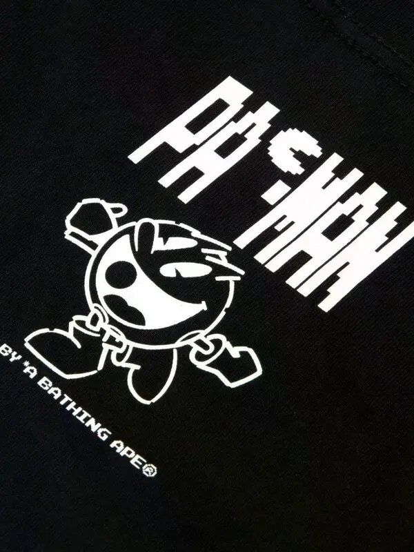AAPE BY *A BATHING APE X Pac-man Moonface Graphic-print T-shirt