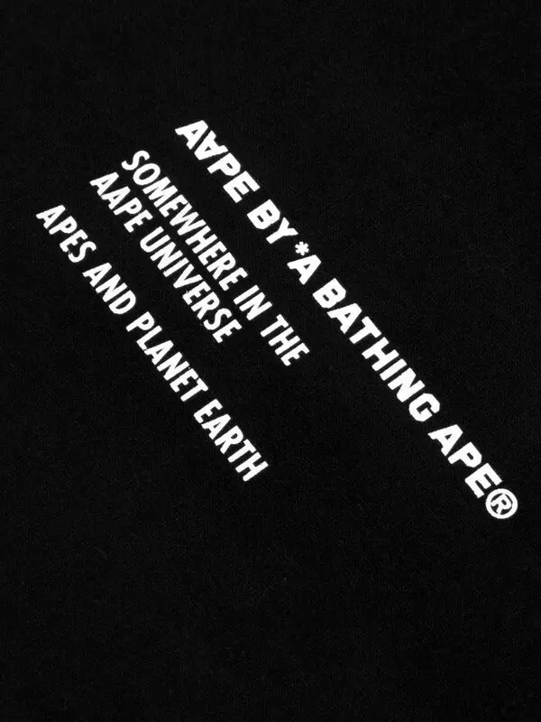 AAPE BY *A BATHING APE X Rob Flowers Moonface-print T-shirt