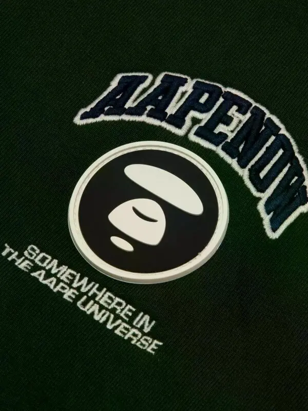 AAPE BY *A BATHING APE Aapenow Moonface Varsity Jacket