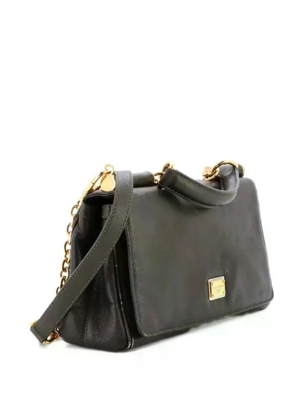 Dolce & Gabbana Miss Sicily Bag Leather East West Shoulder Bag