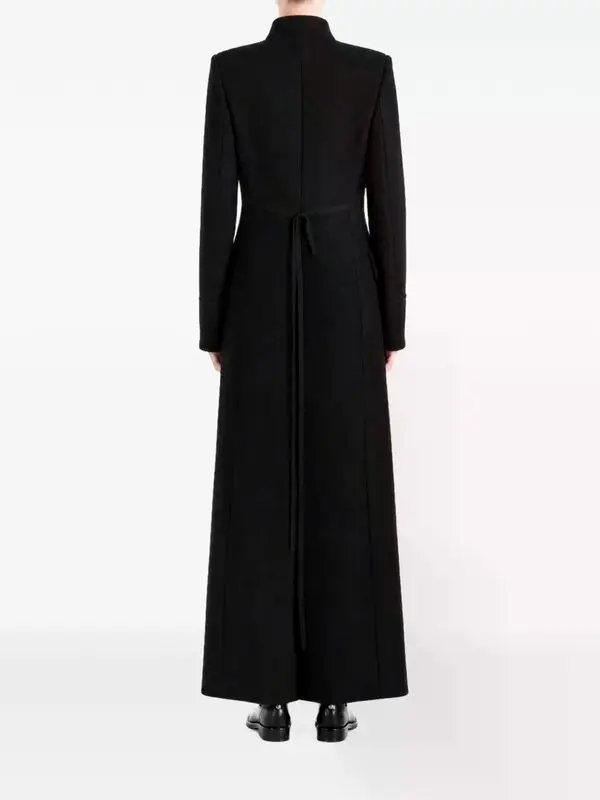 ANN DEMEULEMEESTER Alma Button-up Stand-collar Coat
