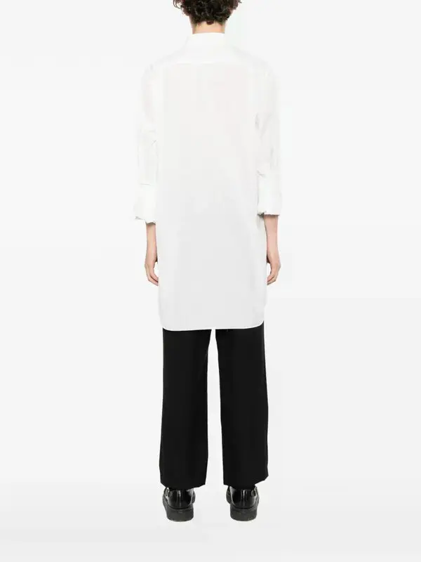 Comme Des Garçons Folded-cuff Longline Shirt