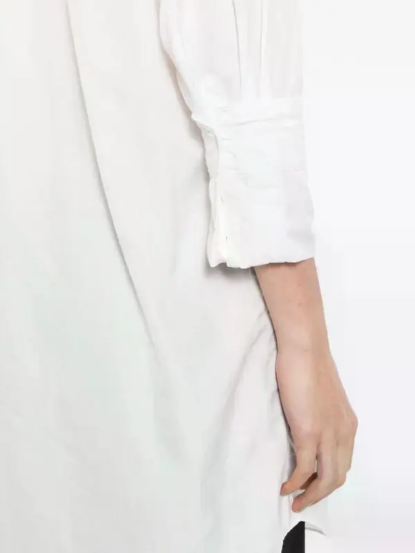 Comme Des Garçons Folded-cuff Longline Shirt