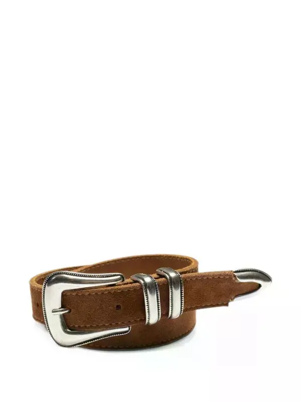 Nudie Jeans Western Suede Belt - Brown