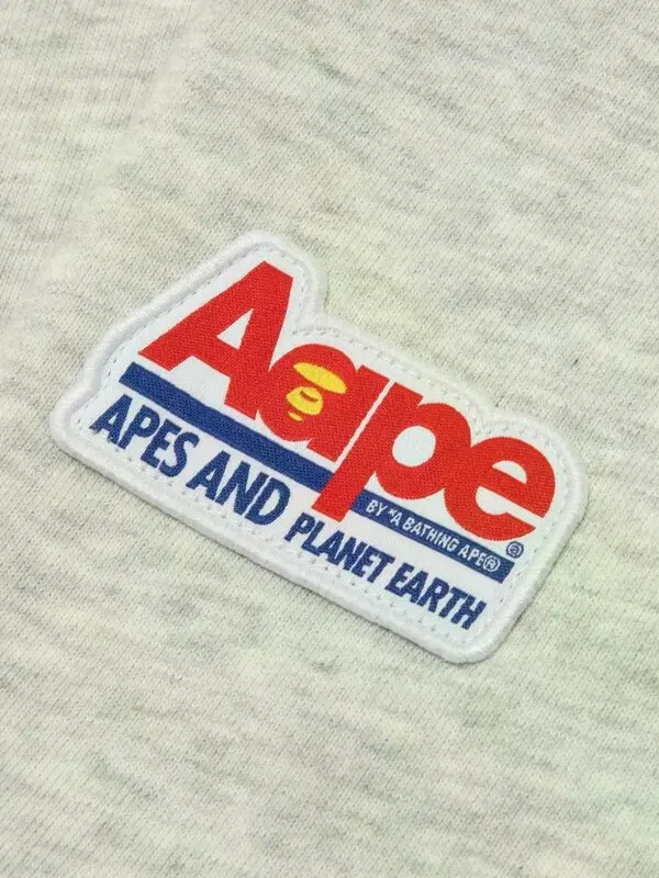 AAPE BY *A BATHING APE X Fruit Of The Loom Moonface Logo-patch Shorts