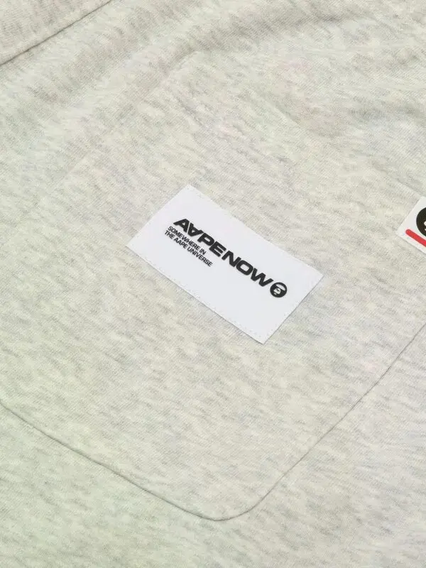 AAPE BY *A BATHING APE X Fruit Of The Loom Moonface Logo-patch Shorts