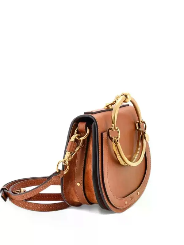 Chloé Nile Leather Small Crossbody Bag - Brown