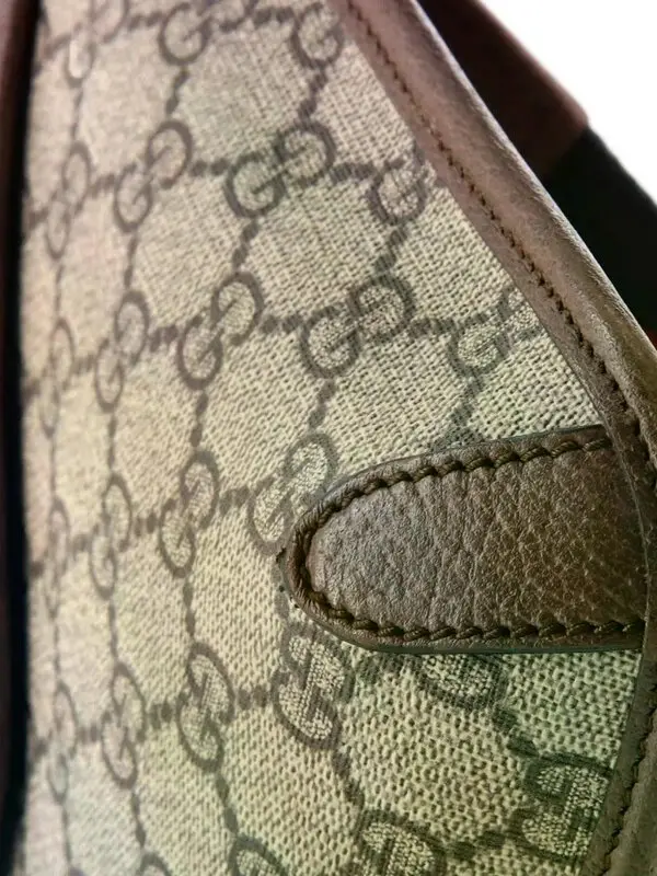 Gucci Neo Vintage Envelope Messenger Gg Coated Canvas Medium Crossbody Bag