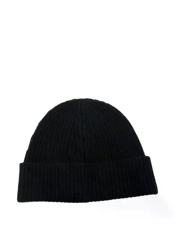 Lacoste Logo-patch Ribbed Beanie Hat