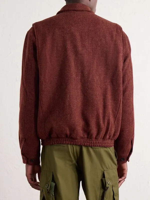 Portuguese Flannel Aurelia Wool-tweed Blouson Jacket