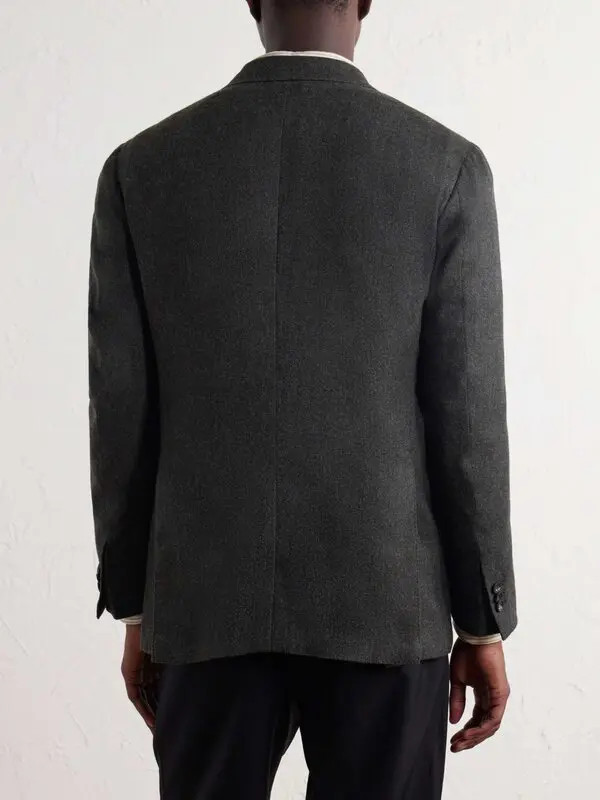 J. MUESER Waverly Cashmere-twill Blazer