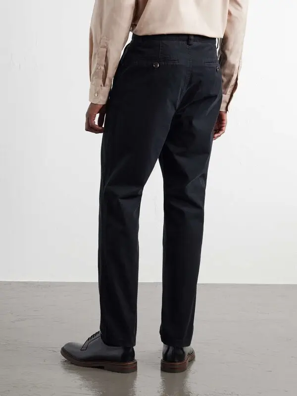Brunello Cucinelli Straight-leg Cotton-twill Trousers