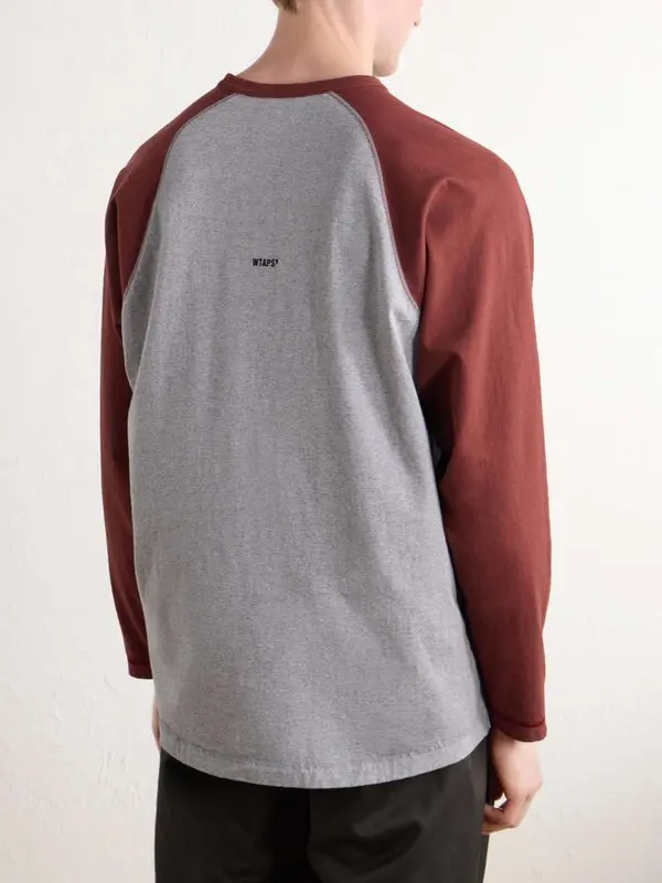WTAPS® Ian Logo-embroidered Cotton-jersey T-shirt