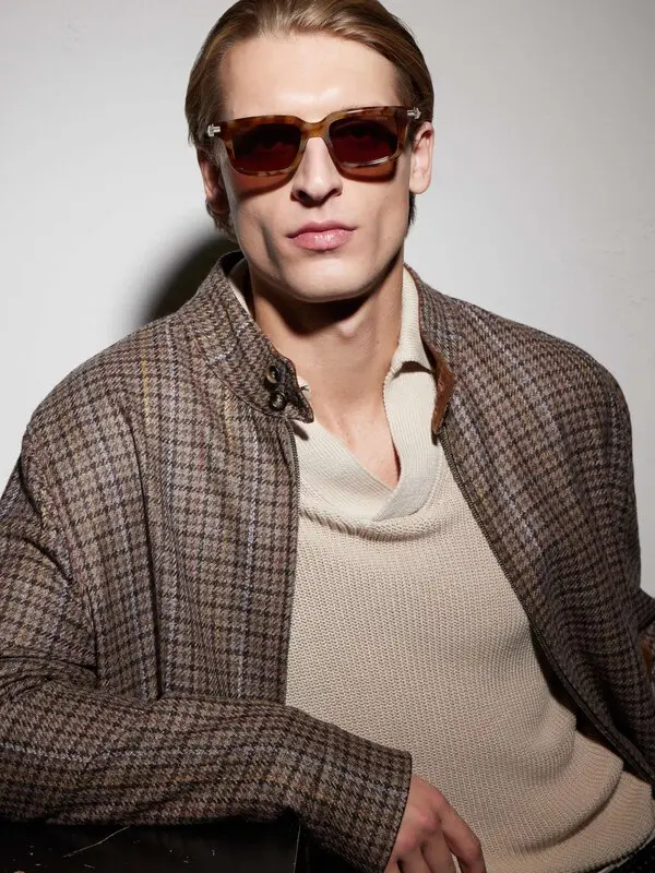 ZEGNA EYEWEAR Square-frame Tortoiseshell Acetate Sunglasses
