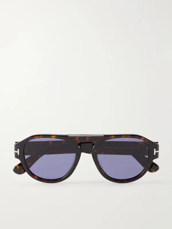 TOM FORD Pablo-02 Round-frame Acetate Sunglasses