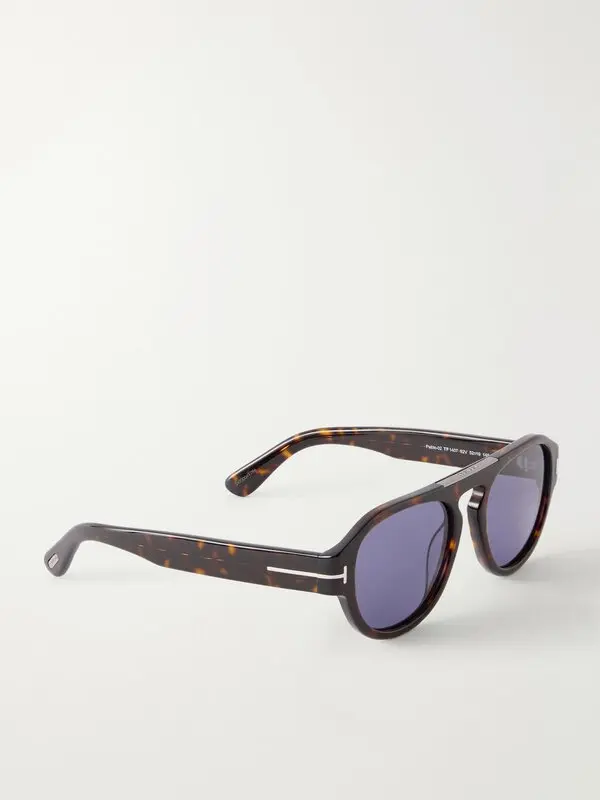 TOM FORD Pablo-02 Round-frame Acetate Sunglasses
