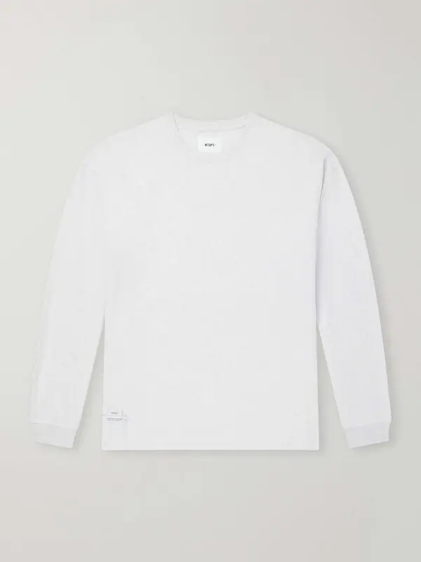WTAPS® Logo-appliquéd Cotton-jersey T-shirt